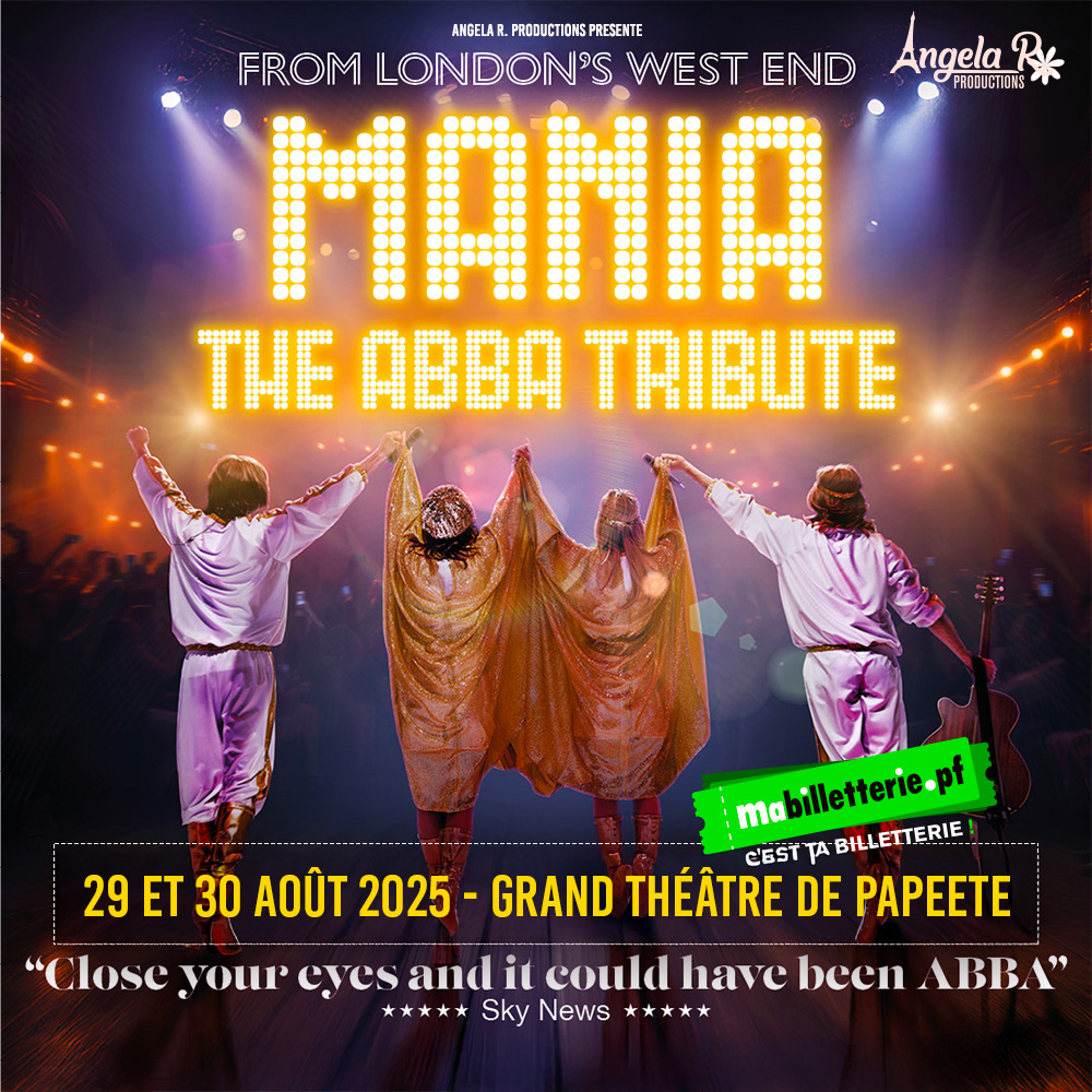 ABBA MANIA - THE ABBA TRIBUTE - TAHITI - Angela R. Productions